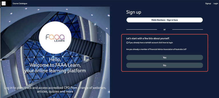 FAAA Learn - Financial Advice Association Australia